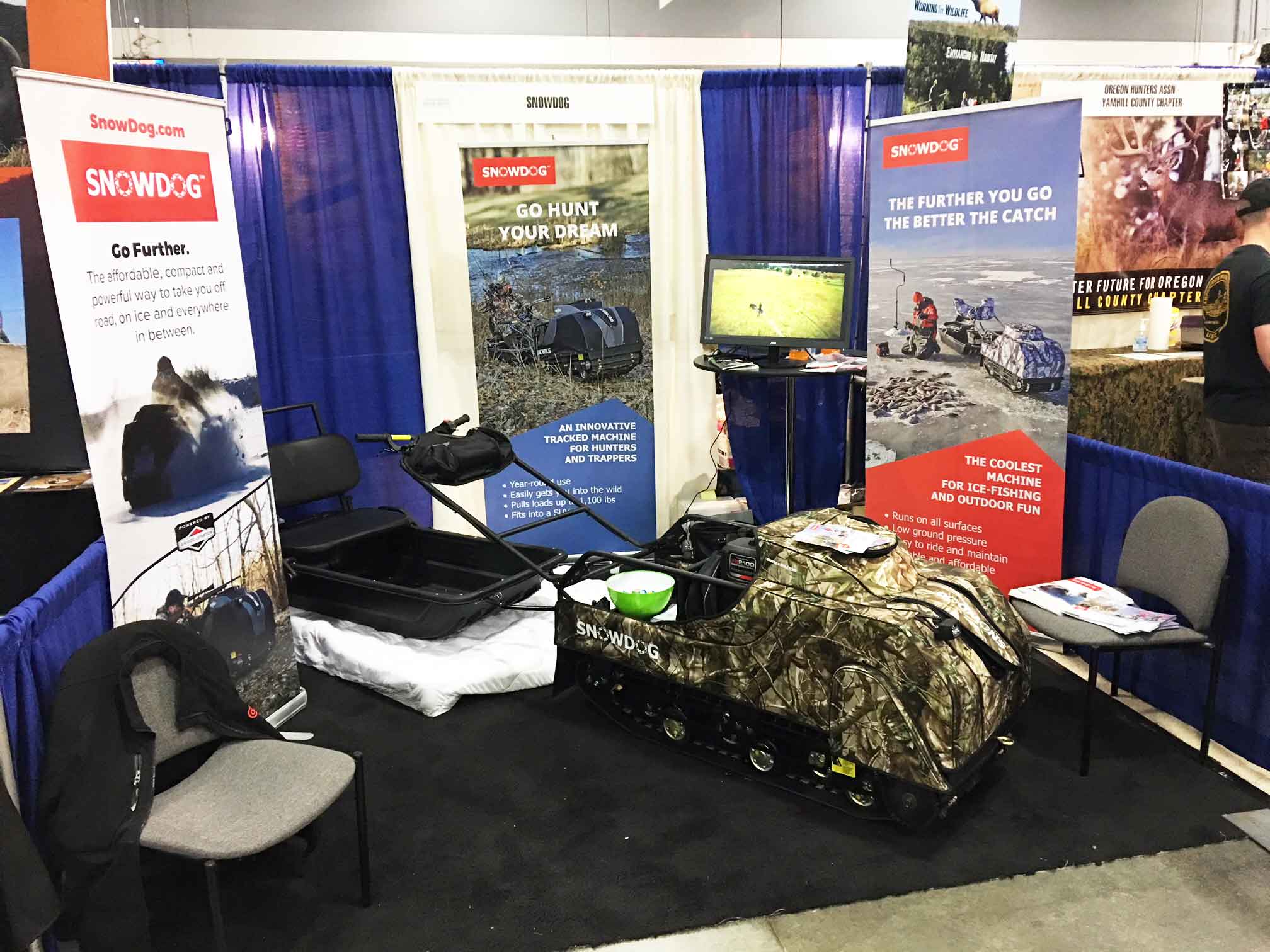 Snowdog — The ultimate machine for ice fishing, hunting, snow sports ...